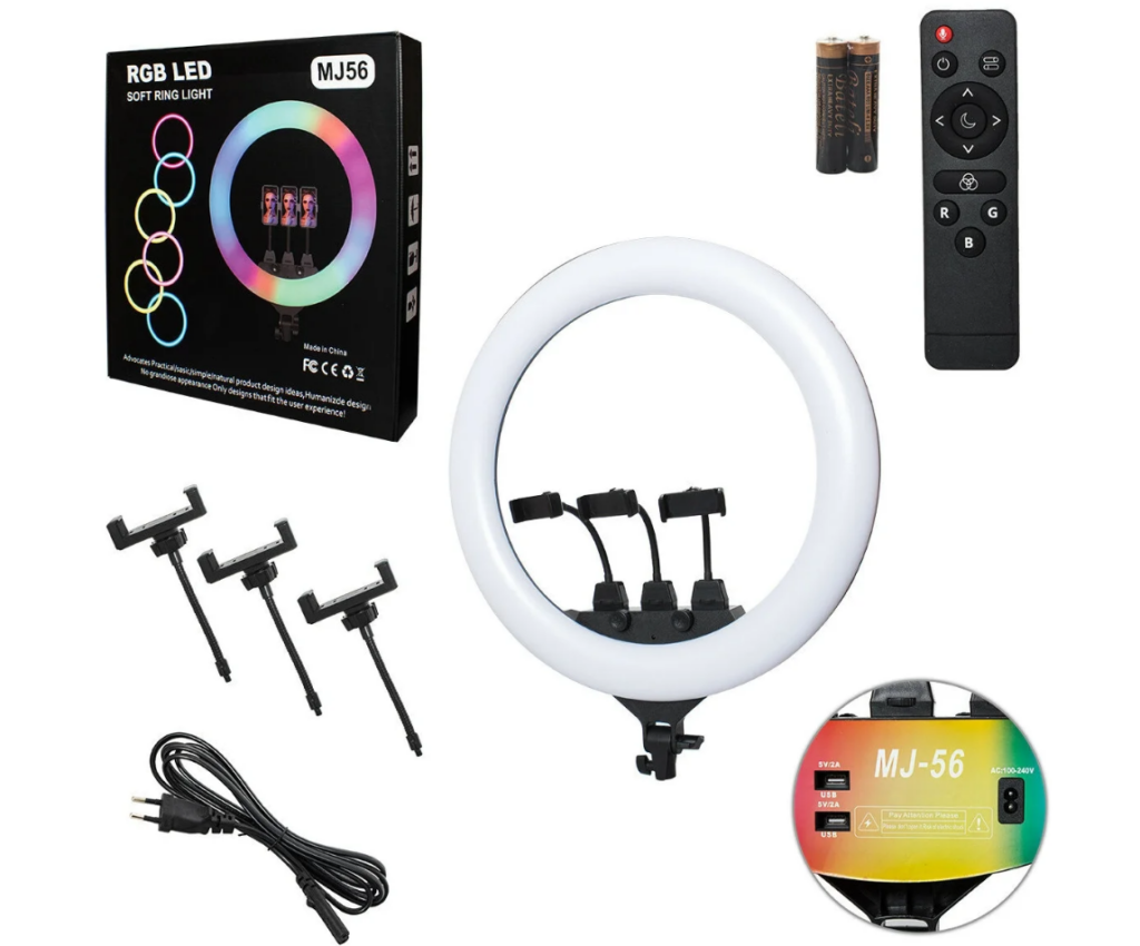 Ring light Professional RGB LED 3D-56 | Zaara Store